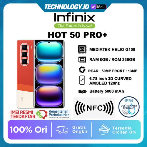 Promo Infinix HOT 50 PRO+ [8GB/256GB] ROM Kamera 50MP Baterai 5000mAh ...