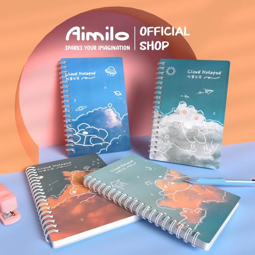 Promo [READY] Aimilo Buku Diary Aesthetic Notebook A5 Buku Jurnal Buku ...