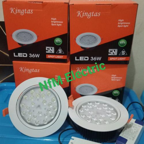 Jual Kingtas Downlight Spot SMD 36W 36 Mata 10.000K Inbow/ LED ...