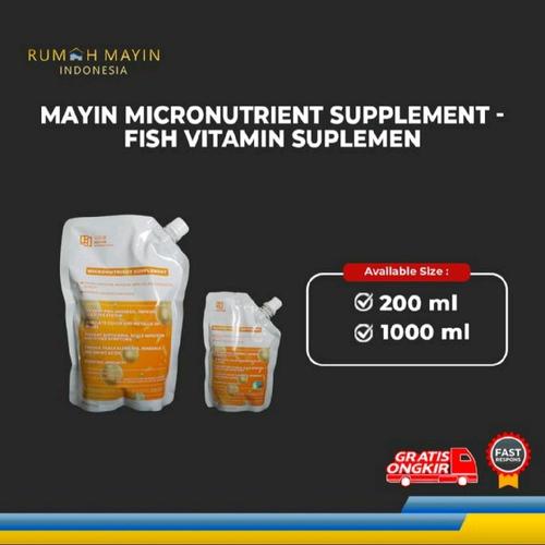 Jual Mayin Micronutrient Supplement - Fish Vitamin Suplemen ikan hias ...