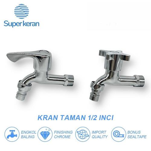 Promo Kran Air Taman 1/2 Kran Tembok Taman 3/4 Inch Kran Air Kamar ...