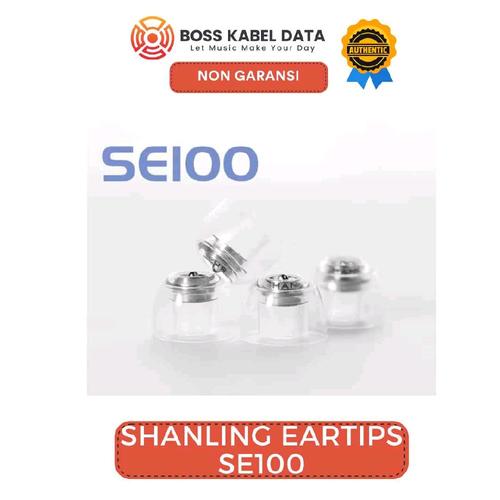 Jual SHANLING SE100 Silicone Eartips Ear Tip Built-In Metal Divider Reducing Second Harmonics ...