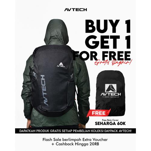 Promo AVTECH - Tas Ransel Daypack Kerja Sekolah Trekking Travel Bag Laptop 16 Inch 28 Liter ...