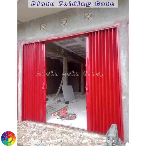 Jual Folding gate rolling door pintu pengaman ruko/kios garasi pintu ...