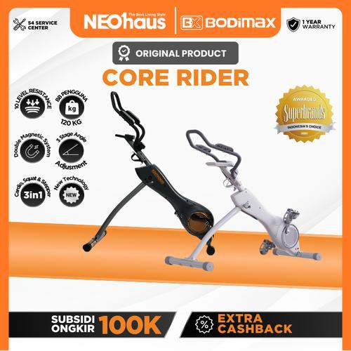 Promo BODIMAX CORE RIDER – Sepeda Statis / Alat Fitness / Machine ABS ...