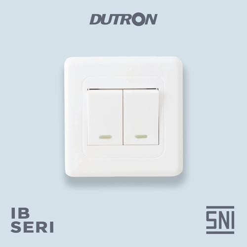 Jual Saklar Engkel Double Inbow Saklar Dua Tombol Tanam IB DUTRON ...