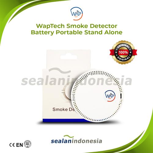 Jual WapTech Smoke Detector Battery Portable Stand Alone - Kota ...