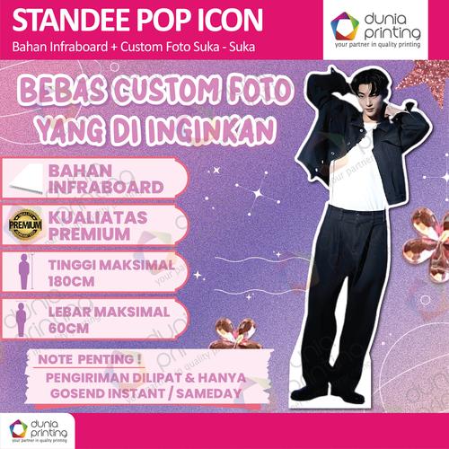 Jual Standee Pop Icon / Standee Kpop / Human Standee Real Size - Harga ...