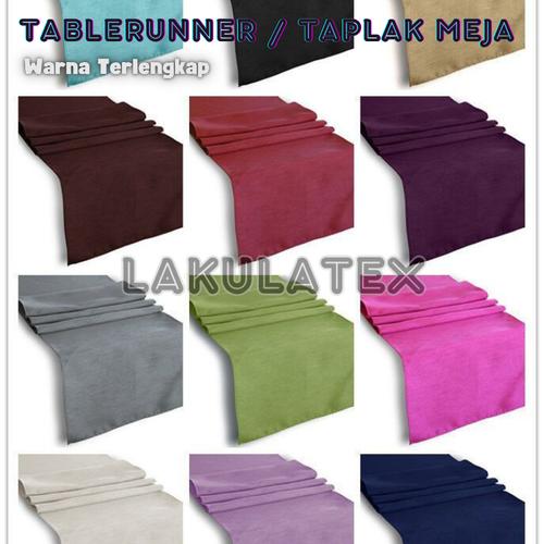 Jual Taplak Meja Table Runner Ruang Rapat Ruang Makan Bahan Suede ...