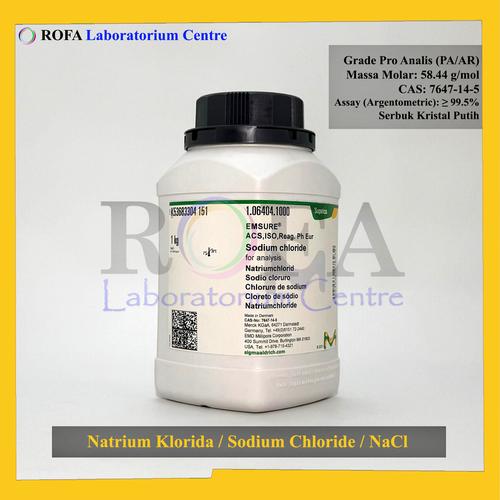 Jual Natrium Klorida / Sodium Chloride / NaCl Pro Analis Merck - Kota Bandung - ROFA ...