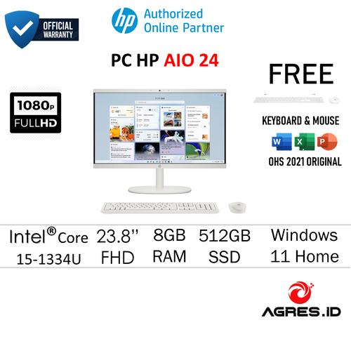 Promo PC HP AIO 24 CR0223D Core i5 1334 8GB 512GB W11+OHS 23.8FHD ...