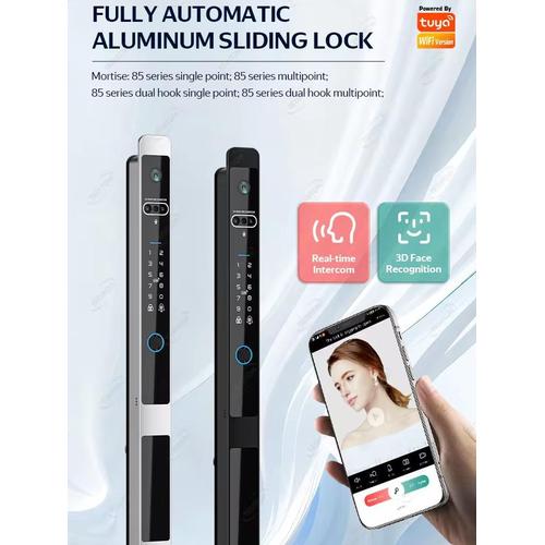 Jual Smart Door Lock Otomatis Untuk Kunci Pintu Aluminium Kaca Dengan ...