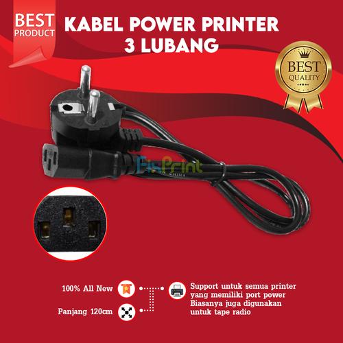 Promo Kabel Power Komputer Colokan Listrik 3 Lubang Adaptor Printer New ...