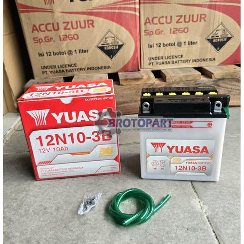 Jual Aki Motor Vespa PX, Excel, Spartan 12N10-3B Aki Basah 12V 10Ah - Jakarta Timur - Brotopart ...