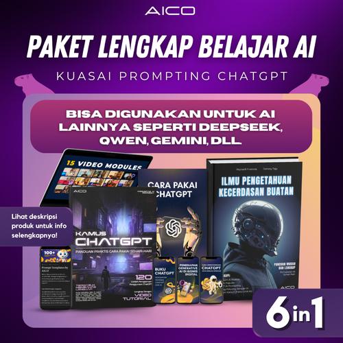 Promo AICO - Paket 6 in 1 Lengkap Buku Belajar AI Kamus Chat GPT Learning Pass AI004CO - Kota ...