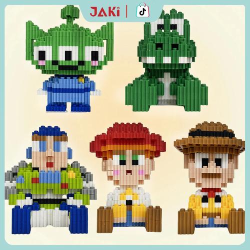 Promo JAKI Piggy Paige Toy Story Building Blok Buzz Lightyear Nano Mini ...