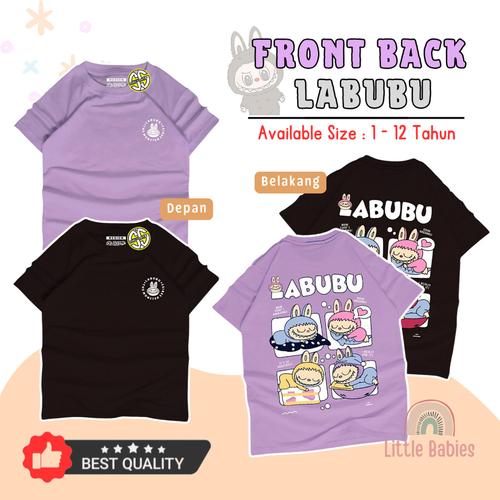 Promo KAOS SECONDSTAR FRONT BACK LABUBU SERIES PREMIUM Usia 1-10 Tahun ...