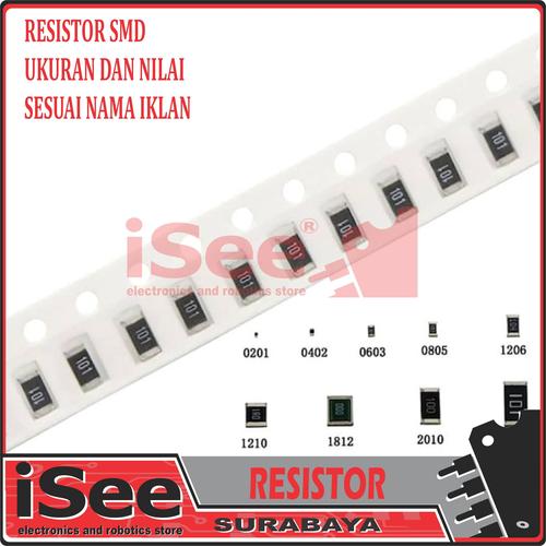 Jual Resistor smd 1206 20Kohm 20k 20 Kilo ohm Toleransi 1% tolerance 1 ...