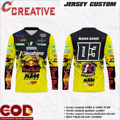 Jual Jersey trail/Jersey trail custom nama dan nomor punggung/Jersey ...
