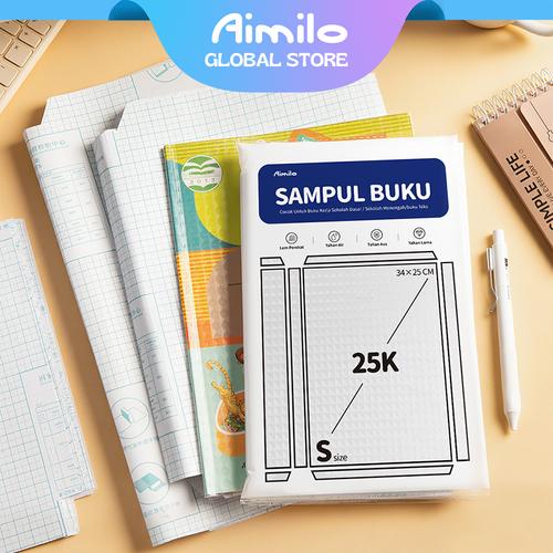 Promo [READY] Aimilo Sampul Buku Stiker Pvc Film Pelindung Buku Tekstil ...