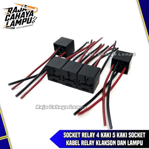 Promo Soket Kabel Rumah Relay Kaki 4 Pin Socket Relay RE4P Soket Relay ...