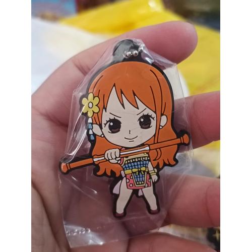 Jual One Piece Nami Rubber Keychain Gantungan Kunci Straw Hat Crew ...