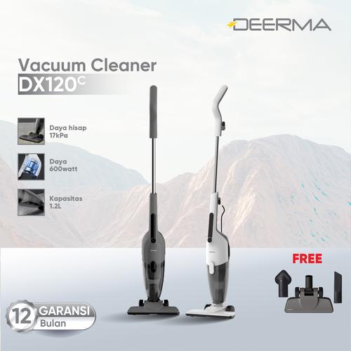 Promo Deerma DX120C Vacuum Cleaner/Home Penyedot Debu/Portable Handheld ...