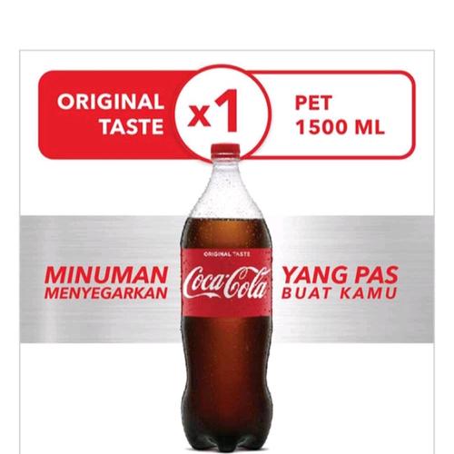 Jual Minuman Bersoda Coca Cola Ukuran 1,5 Liter - Botol Besar - Drink ...