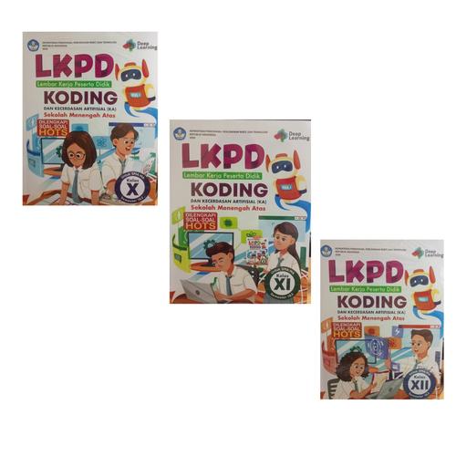 Jual LKPD KODING DAN KECERDASAN ARTIFISIAL (KA) SMA/MA KELAS 10-12 ...
