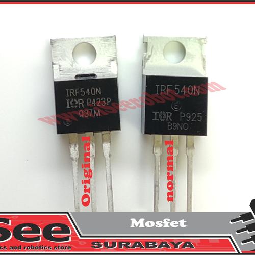 Jual IRF 540 IRF540 100V 33A N-Channel Power MosFET TO-220 Mosfet ...