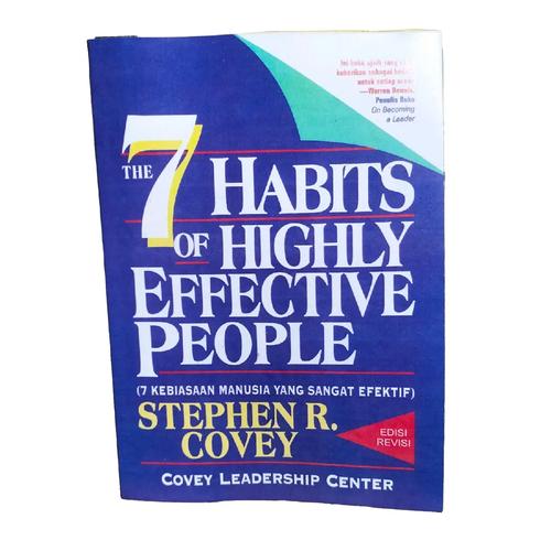Jual the 7 Habits of highly effective people.oleh Stephen covey ...