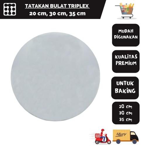 Jual TATAKAN BULAT TRIPLEX UNTUK KUE CAKE BERBAGAI UKURAN - 20 ...