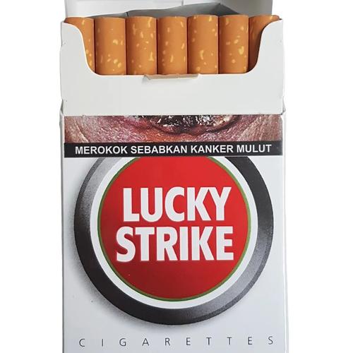 Jual LUCKY STRIKE MERAH ORIGINAL RED 20 CIGARETTES - 1 bungkus - Kota ...