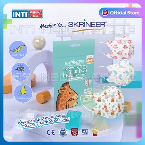 Jual SKRINEER - Masker Anak Duckbill 4 Ply SACHET | Surgical Mask ...