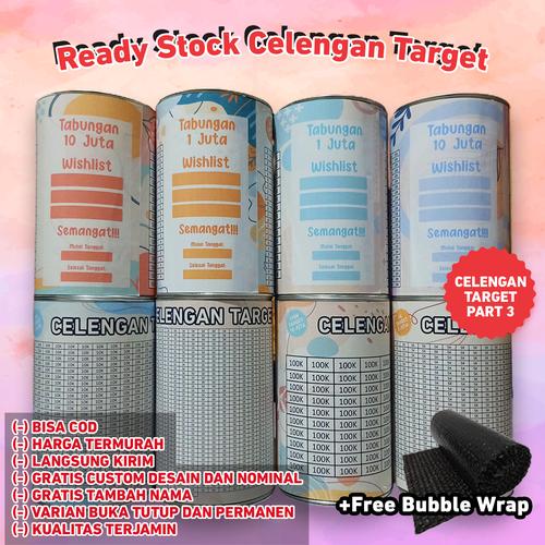 Promo (PART 3) CELENGAN TARGET MURAH/CELENGAN TIKTOK/TABUNGAN BUKA ...