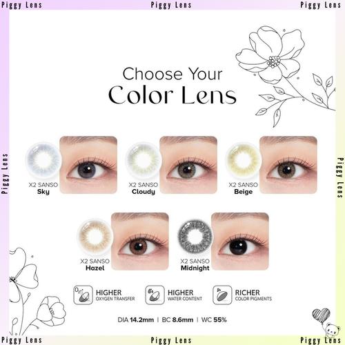 Jual SOFTLENS X2 SANSO NEW MINUS 2.75 s/d 6.00 - MIDNIGHT BLACK, 5.00 - Jakarta Barat - Piggy ...