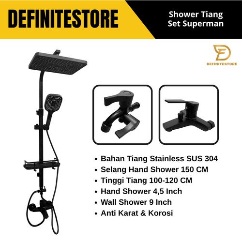 Promo Shower Tiang Set Shower Kamar Mandi Shower Set Keran Komplit ...