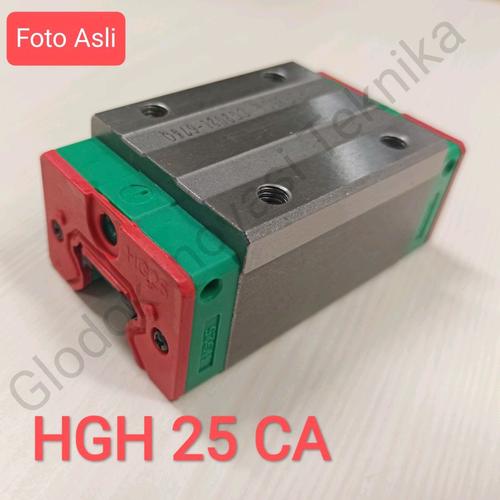 Jual linear guide blok bearing sliding hgh 25 hgh25 hg25 25mm hgh25ca ...
