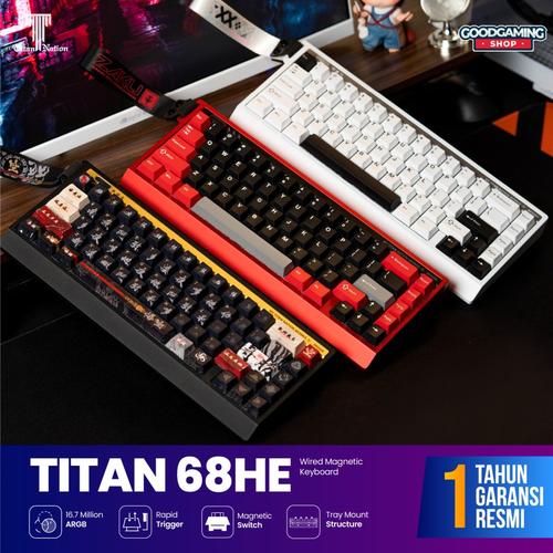 Promo Titan Nation TITAN 68HE / TITAN68 HE PRO Magnetic Switch Keyboard ...