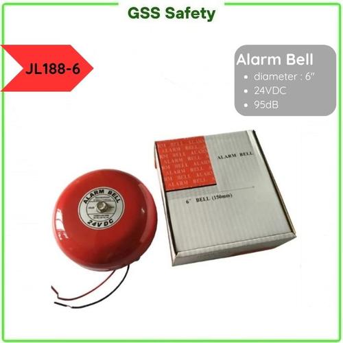 Jual Alarm Bell 24VDC 95dB JL188-6 Bell Sekolah 6 inch - Jakarta Barat ...