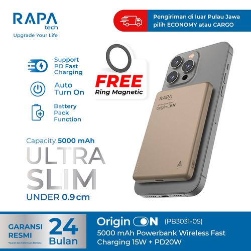 Promo RAPAtech Powerbank Origin On+ With LED Display 10000 mAh ...