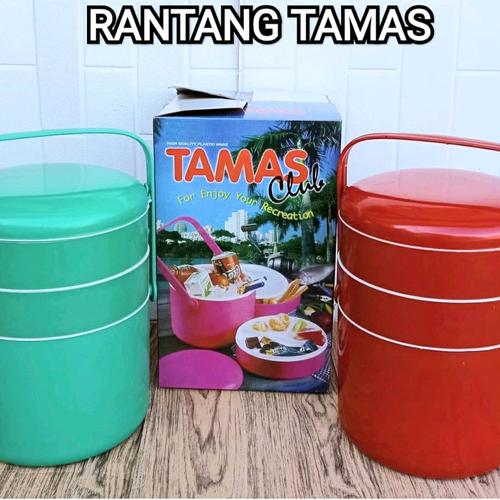 Jual Rantang Piknik Jumbo DX Plastik Tebal Susun 3 / Kitchenware ...