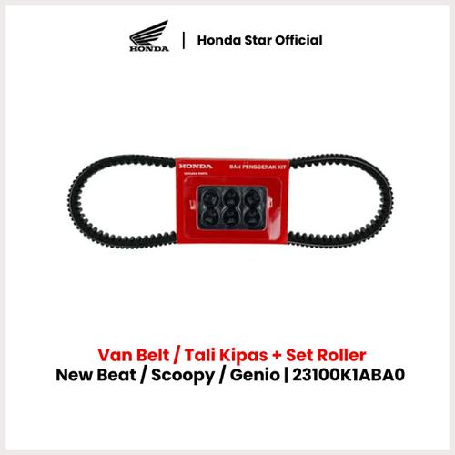 Jual New BeAT - Honda Ori Van Belt / Tali Kipas dan Roller Set / Drive ...
