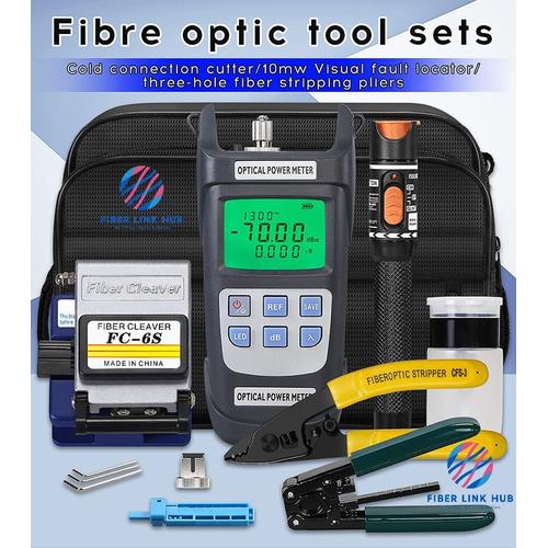 Promo FTTH Fiber Optic Tool Kit COMPTYCO FC-6S Fiber Cleaver Optical ...