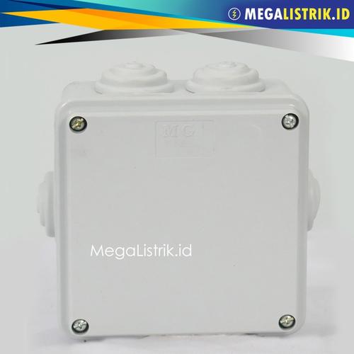 Jual MG Junction Box 100 X 100 X 50 mm Kotak 6 Lubang Abu-Abu IP55 / MG ...