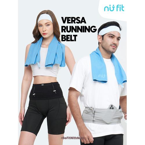 Promo Nu Fit - (HITAM DAN ABU) Tas Lari Unisex - Tas Lari - Tas ...