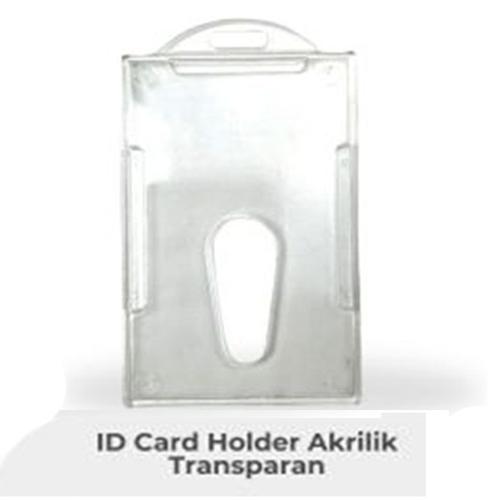 Jual Tempat Kartu Bening Acrylic Frame Casing Id Card Transparant kaca ...