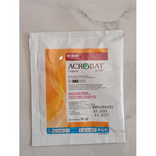 Jual D-BASF Acrobat 10gr Fungisida Dimetomorf 50WP Jaminan Asli Berat ...