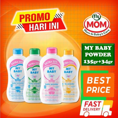 Promo My Baby Powder 135gr + 34gr Extrafill | Bedak Bayi Tabur | Mybaby ...