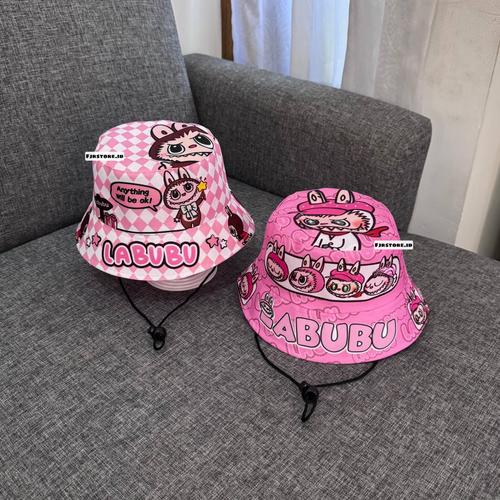Promo Topi Bucket Hat Anak Labubu Untuk Anak Perempuan Laki-Laki ...